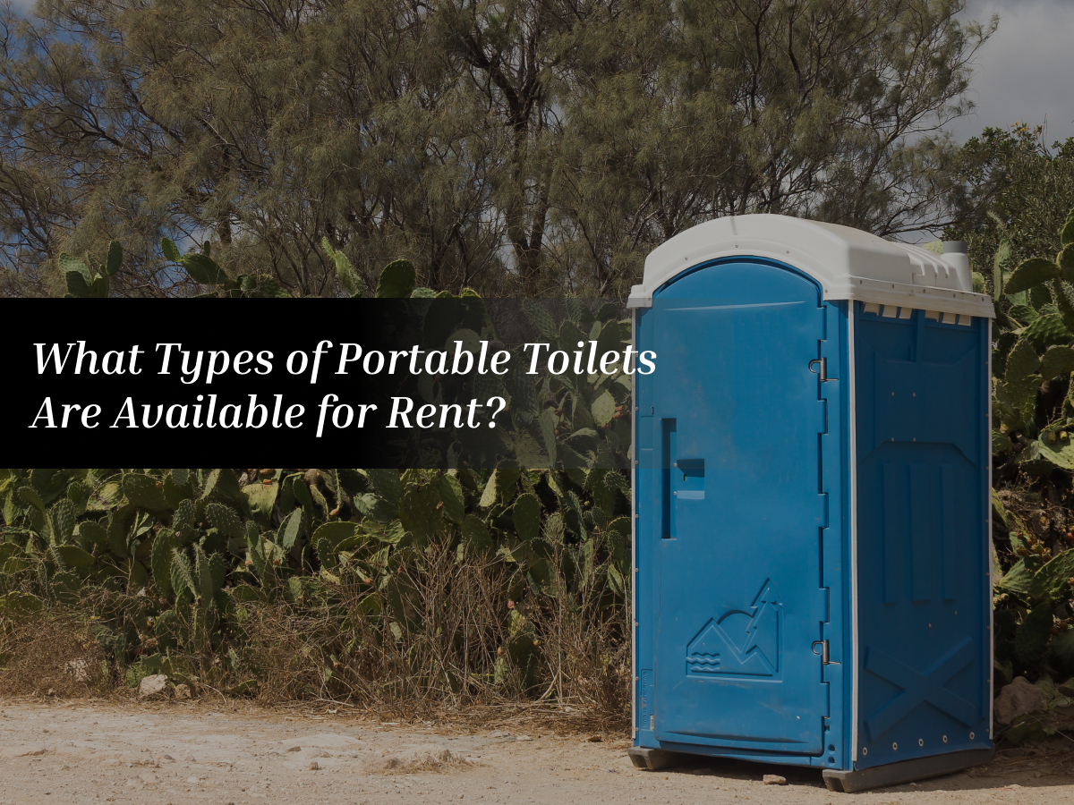 What Types of Portable Toilets Are Available for Rent?
