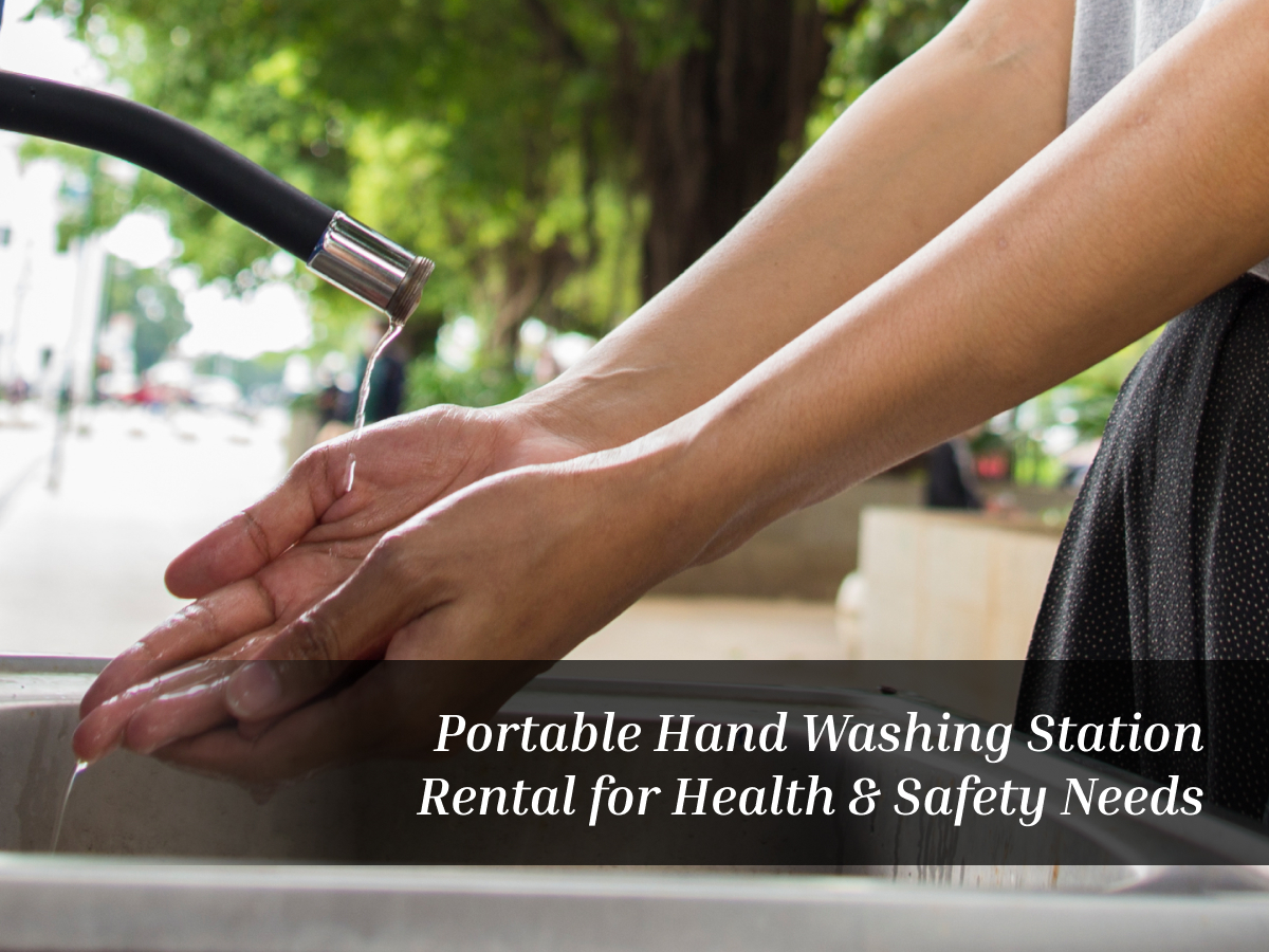 Portable Hand Washing Station Rental for Safety