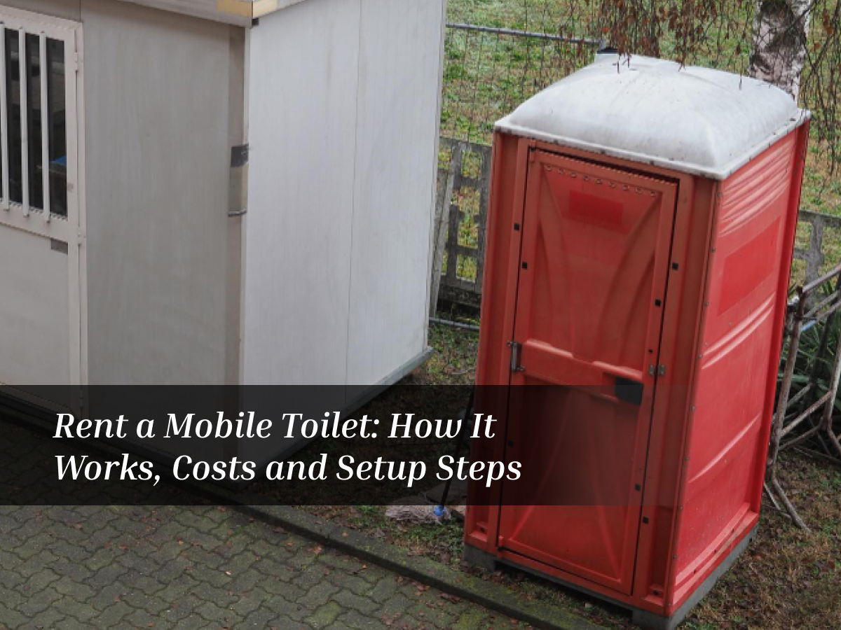 Mobile Toilet Rental Services for Events & Construction