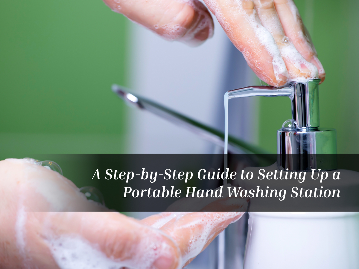 How to Set Up a Portable Hand Washing Station Easily